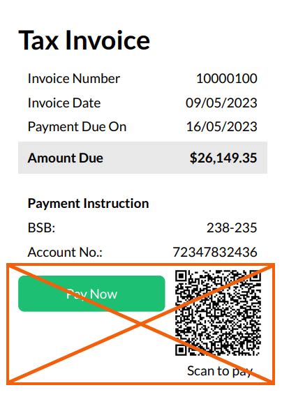 Disable The Pay Button And Qr Code For A Matter S Invoices Smokeball Support Hub
