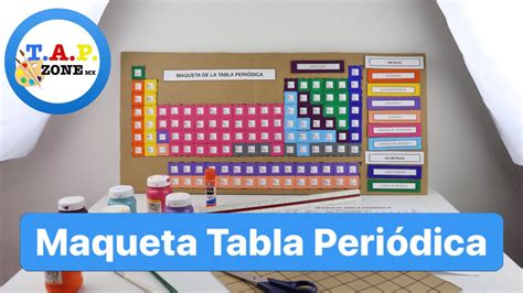 Como Hacer La Maqueta De La Tabla Periodica Tap Zonemx Youtube