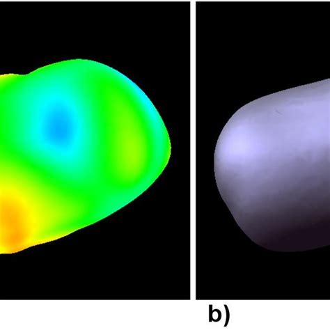 A The Guided Segmented Surface Color Mapped To Indicate Surface Error Download Scientific