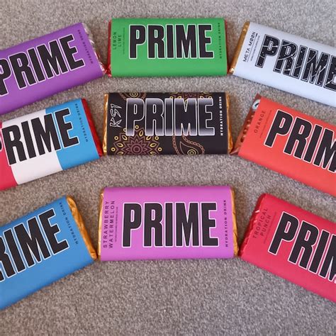 Prime Chocolate Wrapper Etsy