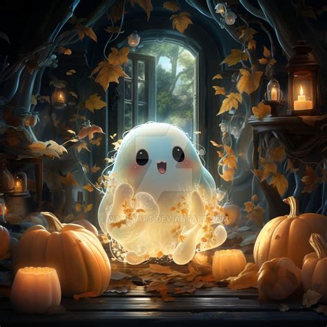 Explore The Playful And Adorable Side Of Ghosts With Cute Ghost