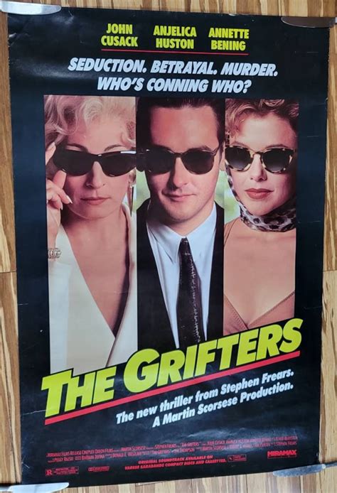 The Grifters One Sheet Movie Poster Miramax Films Etsy