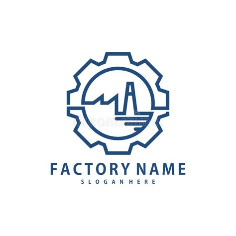 Gear Factory Logo Design Vector Creative Factory Logo Design Template