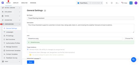 Bot Settings V10