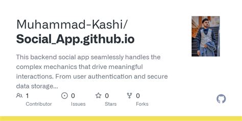 GitHub Muhammad Kashi Social App Github Io This Is A Social App Project