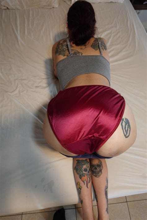 Luv This Red Satin Pair R Satinpanty