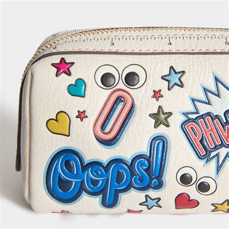 All Over Stickers Girlie Stuff Pouch Anya Hindmarch Uk