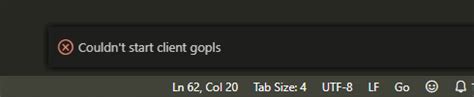Action Restart Language Server Doesn T Work As Expected When There Are Problems With Gopls