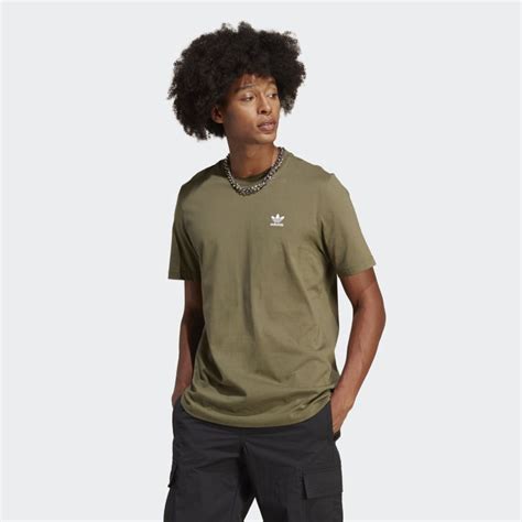 Adidas Trefoil Essentials Tee Green Free Shipping With Adiclub