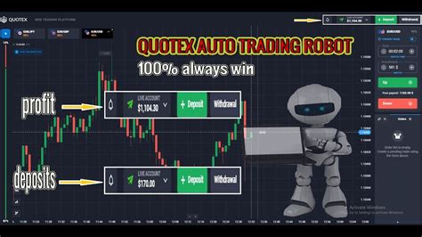 Quotex Auto Trading Robot 100 Always Win Best Bots Youtube