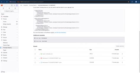 how to publish packages to gitlab package registry middleware
