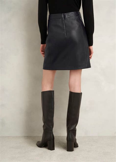 Annabelle Leather Skirt Hobbs Uk