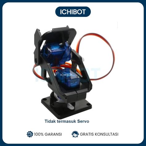 Servo Dual Gimbal Sg90 Axis X Y Bracket Arm Camera Diy Dudukan Arm Ichibot Store