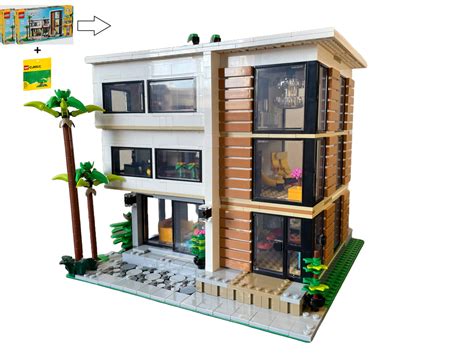 Lego Moc Modern House V2 Modular Alternate Build Of 2x31153 By Re