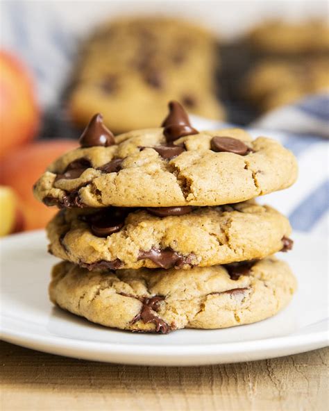 Plate Of Chocolate Chip Cookies