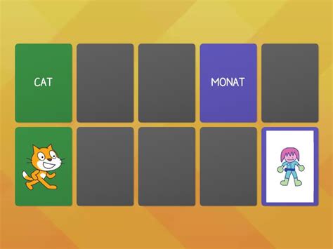 scratch 4th grade sprites matching pairs