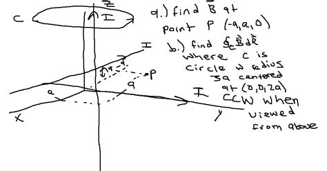 Solved A ﻿find B At Point Pb ﻿find ∫﻿﻿bdl