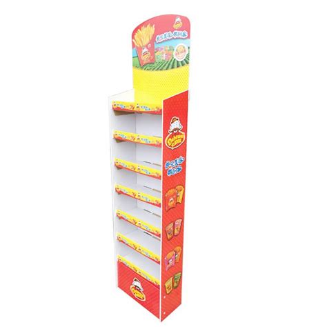 Supermarket Floor Cardboard Corrugated Paper Pop Beverage Wine Retail