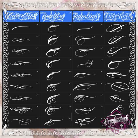 724 Procreate Letters Tattoo Lettering Chicano Pack For Procreate