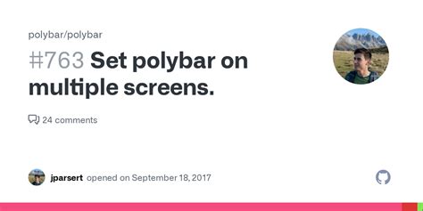 Set Polybar On Multiple Screens · Issue 763 · Polybar Polybar · Github
