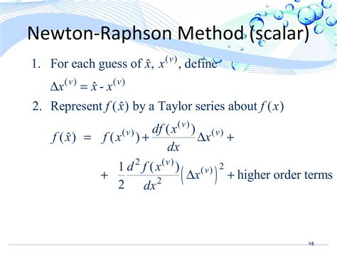 newton raphson method for load flow analysis ppt physics science