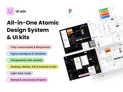 Ui Win All In One Atomic Design System And Ui Kits Uibundle
