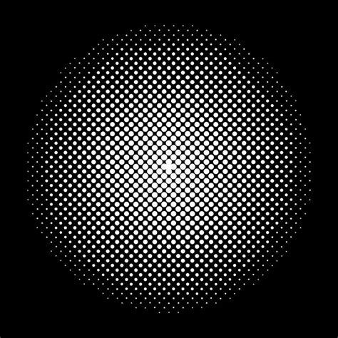 Premium Vector Halftone Element Circular Halftone Pattern Specks