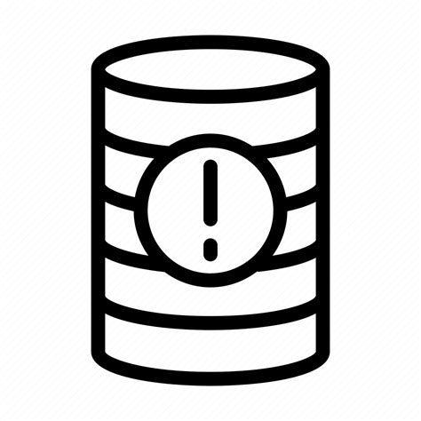Alert Database Error Sign Warning Icon Download On Iconfinder