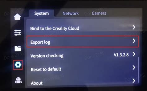 K1 Series Export Log Creality Wiki