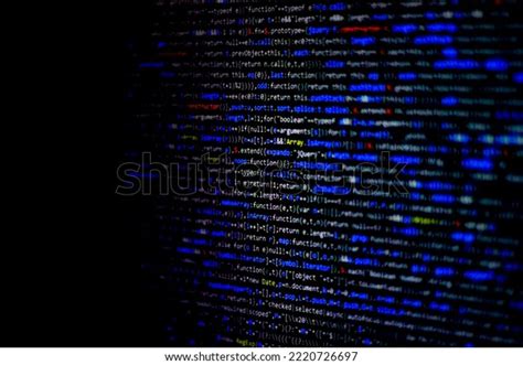 Frontend Code Background Javascript Language Coding Stock Photo Shutterstock
