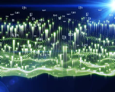 abstract analysis infographic on shines background big data stock