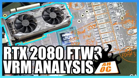 Evga Rtx 2080 Ftw3 Vrm Pcb And Power Analysis By Buildzoid Youtube