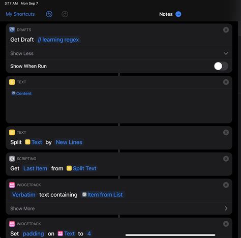 Scriptable App Widgets Pulling Text From Drafts Scripting Drafts