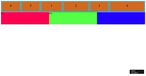 flex fragments codesandbox