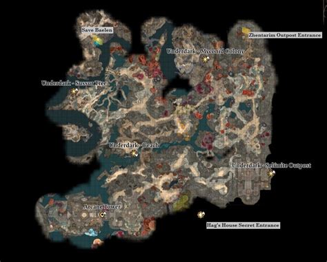 Baldur S Gate 2 Underdark Map