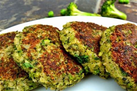 Receita Hambúguer De Brócolis Vegetariano Comida Vegetariana