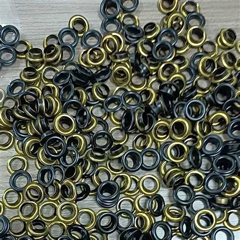 Factory Wholesale Colored Painted Brass Eyelets Fastener Grommets