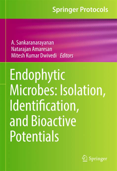 Pdf Endophytic Microbes Isolation Identi Cation And Bioactive Potentials Identification Of