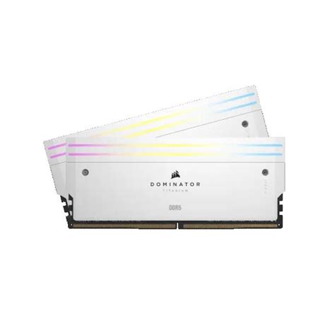 Corsair Dominator Titanium First Edition 32gb 2x16gb Ddr5 7200 White Ram Specs Compare