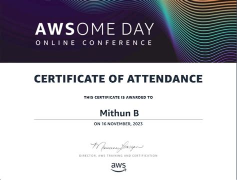 Mithun B On Linkedin Aws Learningprogress Cloud Cloudfoundation Selflearning