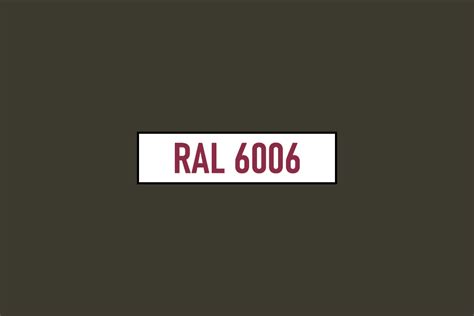 RAL 6006 - Oliwkowy brązowy (Grey olive)