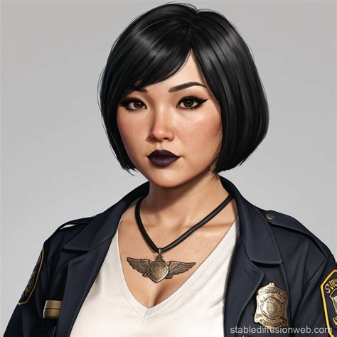 Police Female Gta 5 Loading Screen Stable Diffusion Online