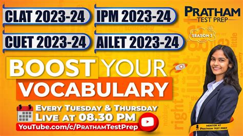 830 Pm 25th August Boost Your Vocabulary 1 By Pratham Test Prep
