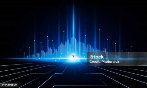 추상 사업가 넘버 원 키 도어 도시 오픈 라이트 기술 배경 하이테크 통신 개념 혁신 배경 벡터 디자인 0명에 대한 스톡 벡터 아트 및 기타 이미지 Istock