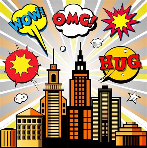 Imágenes De Edificios Elementos Arte Comic Descarga Gratuita En Freepik