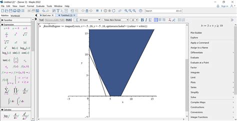 Linear Optimization With Maple Mathematical Optimization Is A Powerful