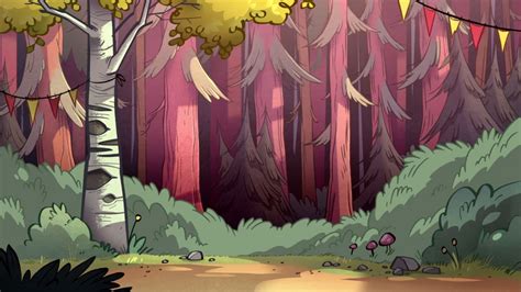 Gravity Falls Fall Background Scenery Background Forest Background