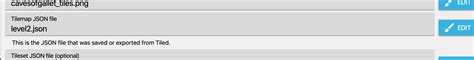 Tilemap Object Action Set The Tilemap Json File Does Not Work