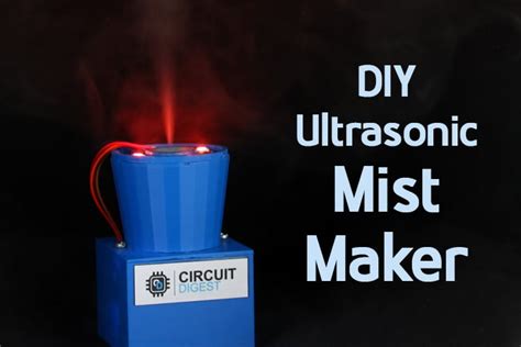 Diy Ultrasonic Mist Maker Using Esp01 And Ultrasonic Humidifier Module