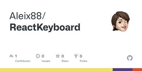 GitHub Aleix ReactKeyboard